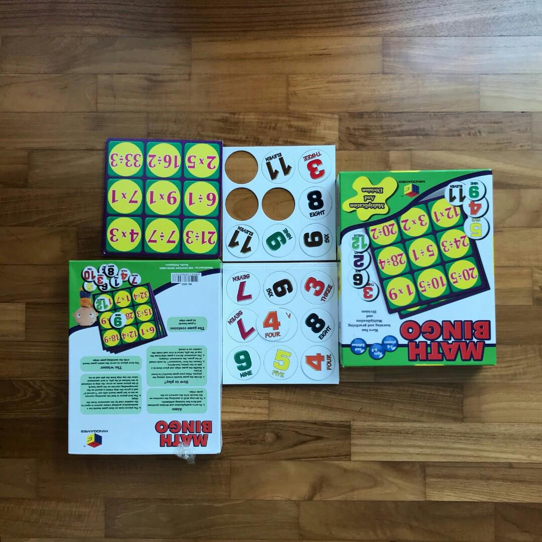 Board Game Package - Pictionary Jr., Word Factory, Math Bingo, Hobbies ...