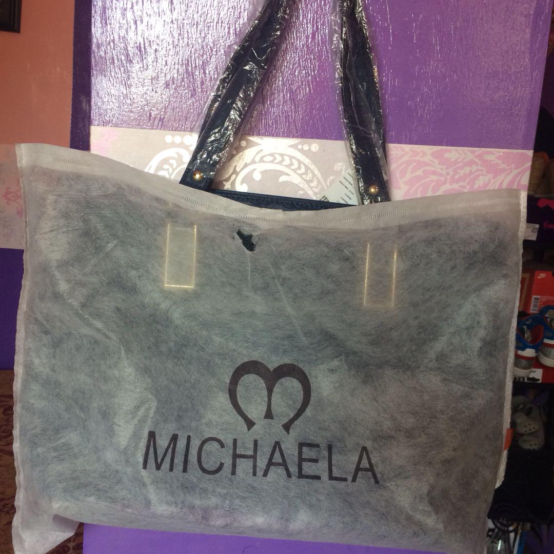 Brand new Michaela Navy blue Shoulder bag, Women's Fashion, Bags ...