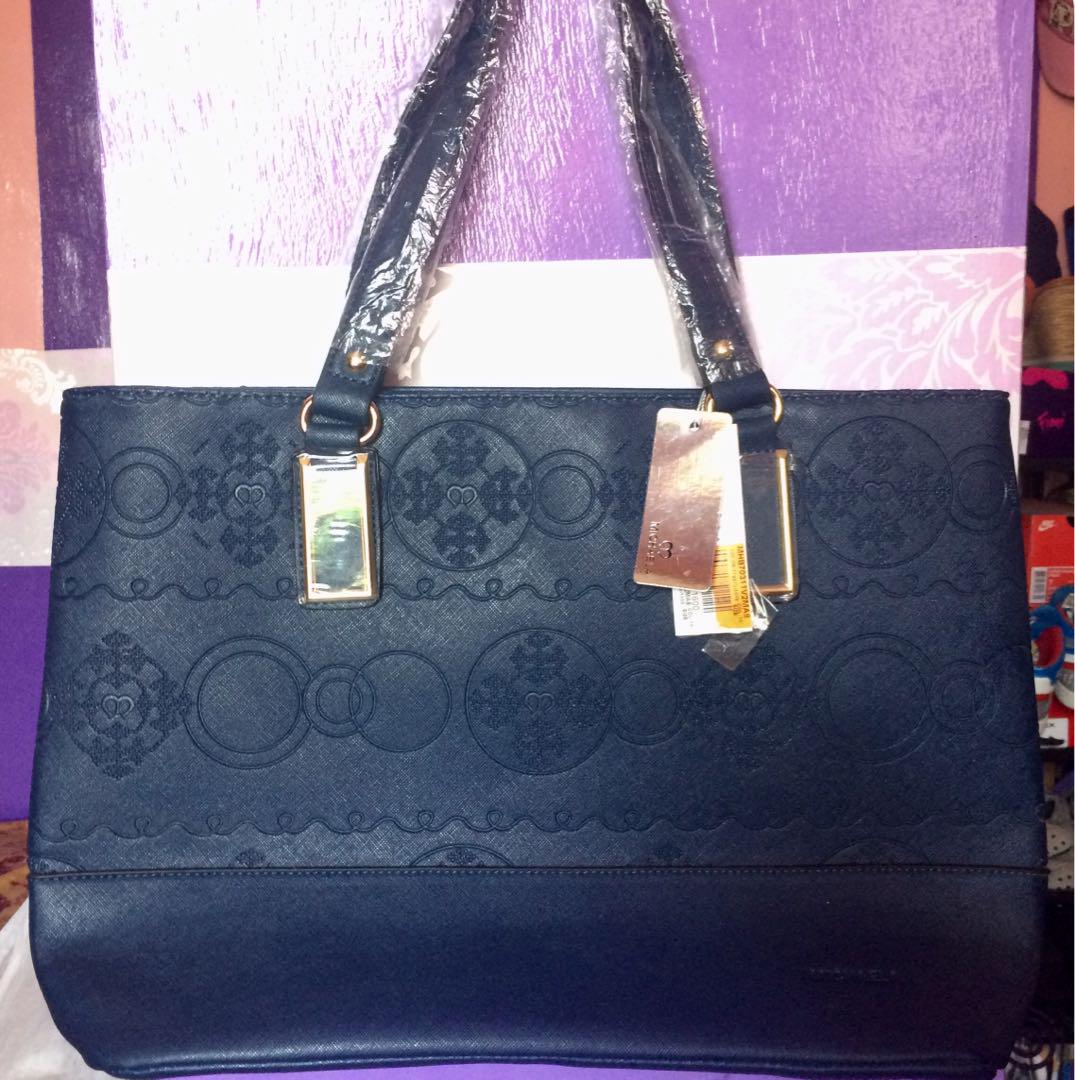Brand new Michaela Navy blue Shoulder bag, Women's Fashion, Bags ...