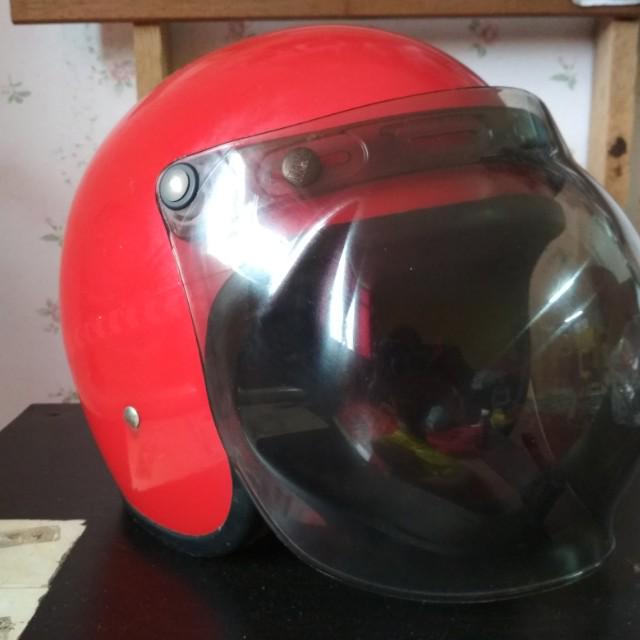 Cafe racer bubble visor, Motorbikes on Carousell