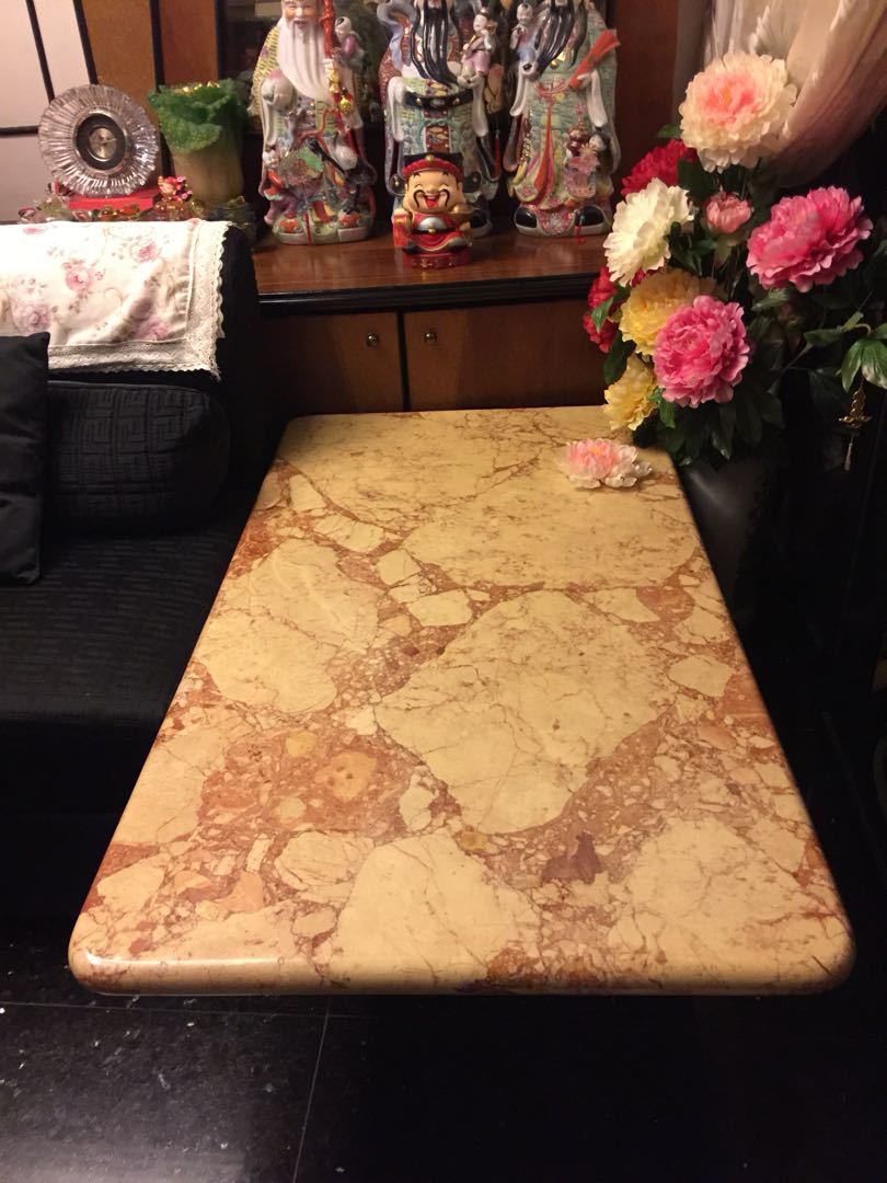 Full Genuine marble coffee table, Furniture & Home Living, Furniture ...