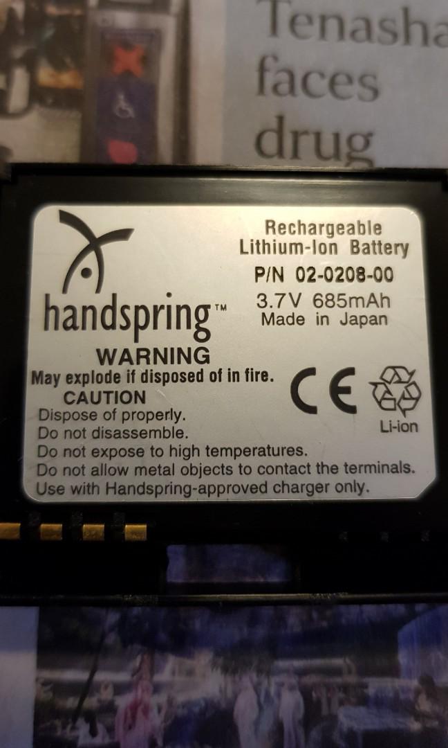 Handspring Visorphone module + battery + Handspring charger, Sports ...