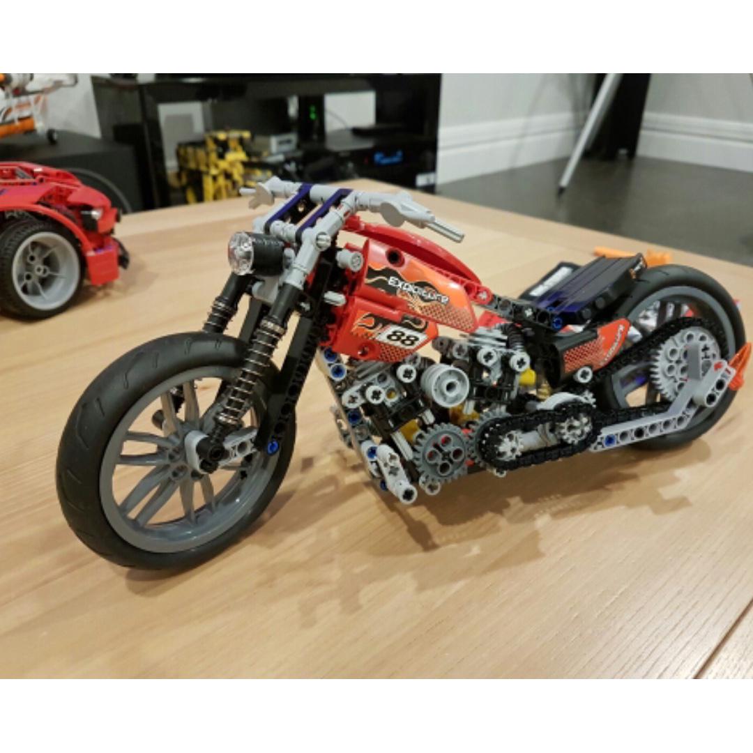 Harley-Davidson Motorcycle Model Building Bricks, Toys & Games, Toys on ...