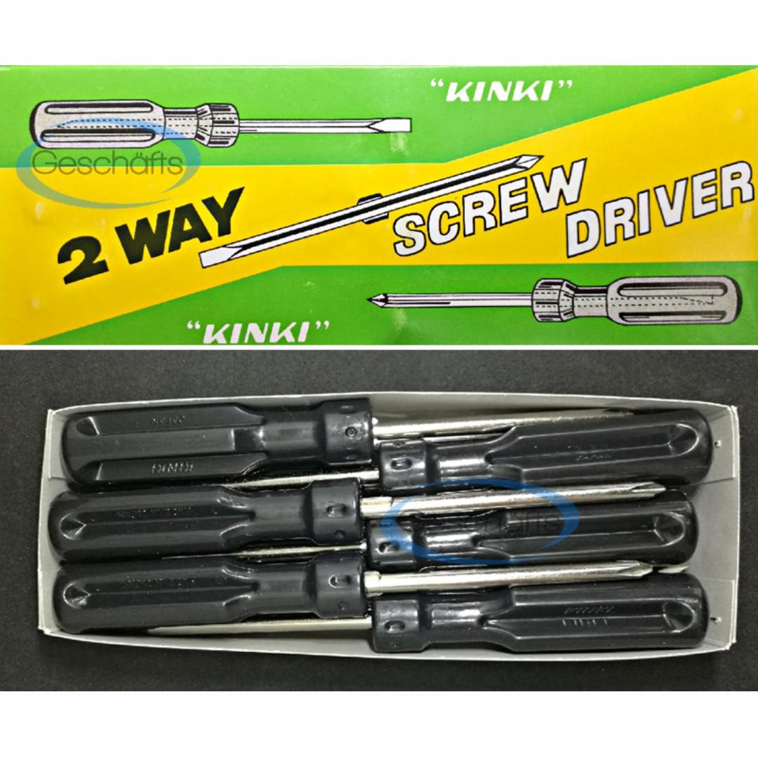 Kinki 2 Way Screwdriver (1 Dozen), Auto Accessories on Carousell