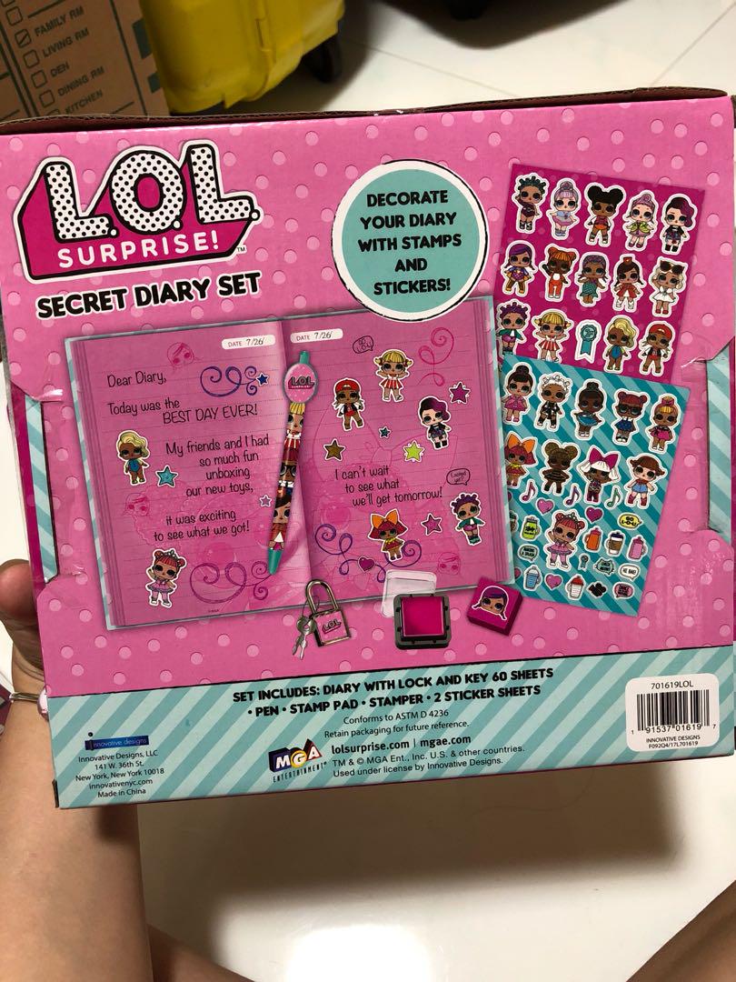 LOL Surprise Secret Diary Set, Babies & Kids, Baby Nursery & Kids ...