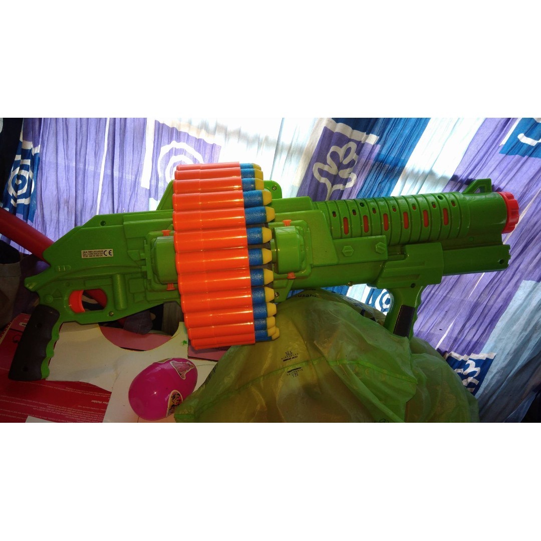 RUSH! SideWinder Foam Bullet Gun 30shots (Nerf Like), Hobbies & Toys ...