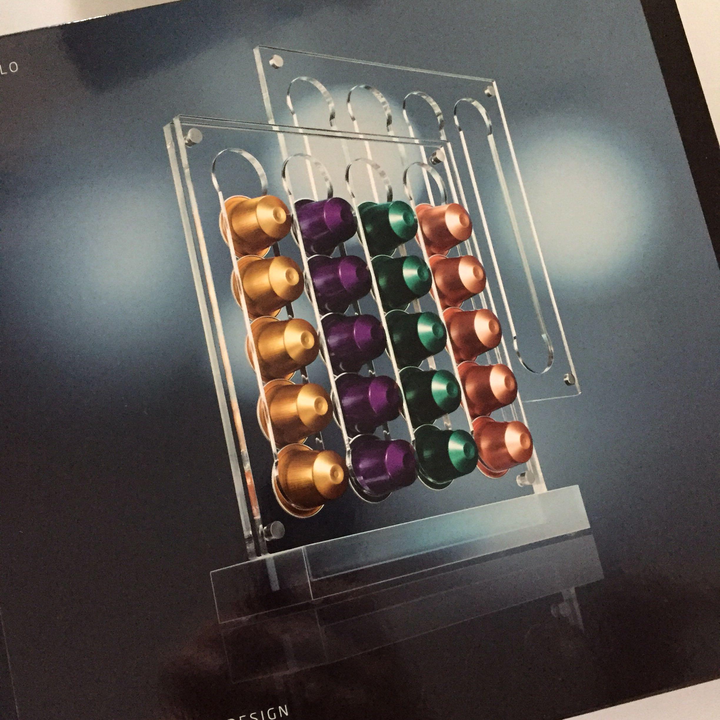 Nespresso Riedel Glass & Versilo Capsule Dispenser, Everything Else on ...