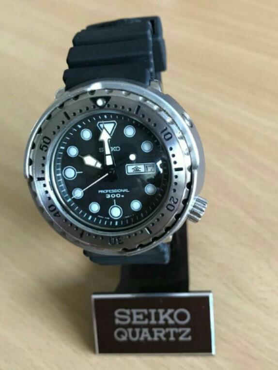Weekend lelong reduced Seiko Tuna Diver Quartz SBBN007 professional ...
