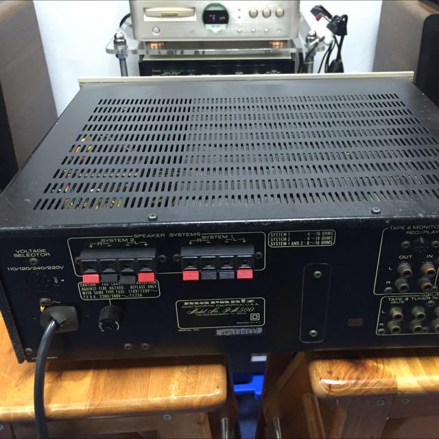 Vintage Marantz PM500 Int Amp, Audio, Other Audio Equipment on Carousell
