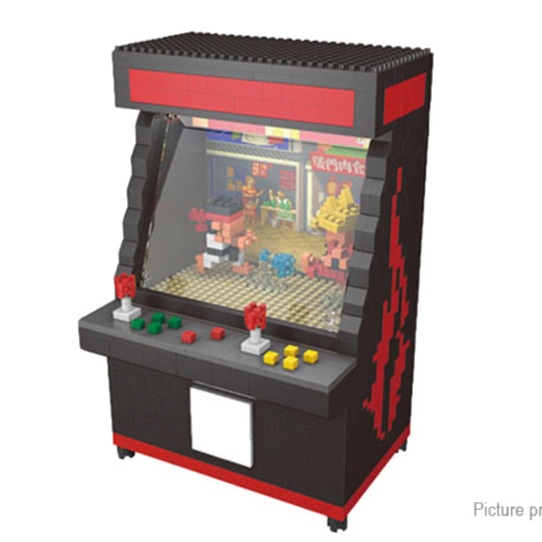 ZRK Arcade Street Fighter Game Machine DIY Diamond Mini Building Nano ...