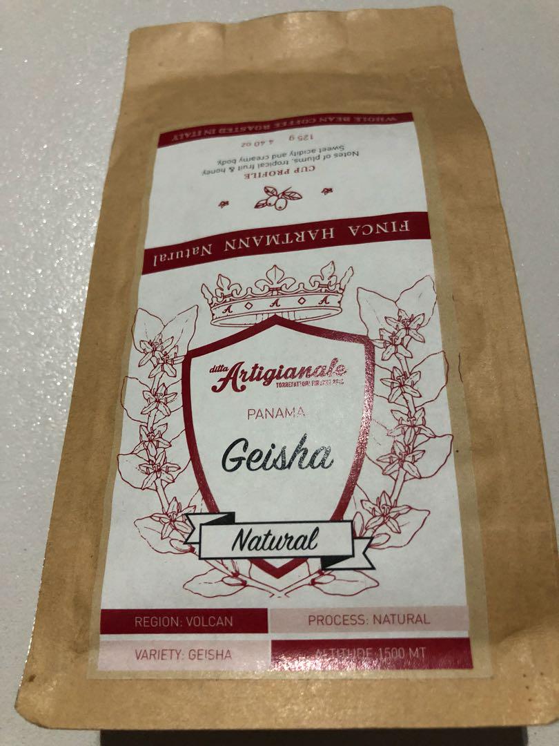 Artigianale Panama Geisha Coffee Beans, Food & Drinks, Beverages on ...