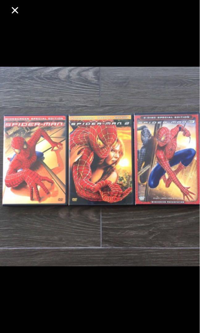 DVD - Spider-man Trilogy (DVD -Code 1), Hobbies & Toys, Music & Media ...