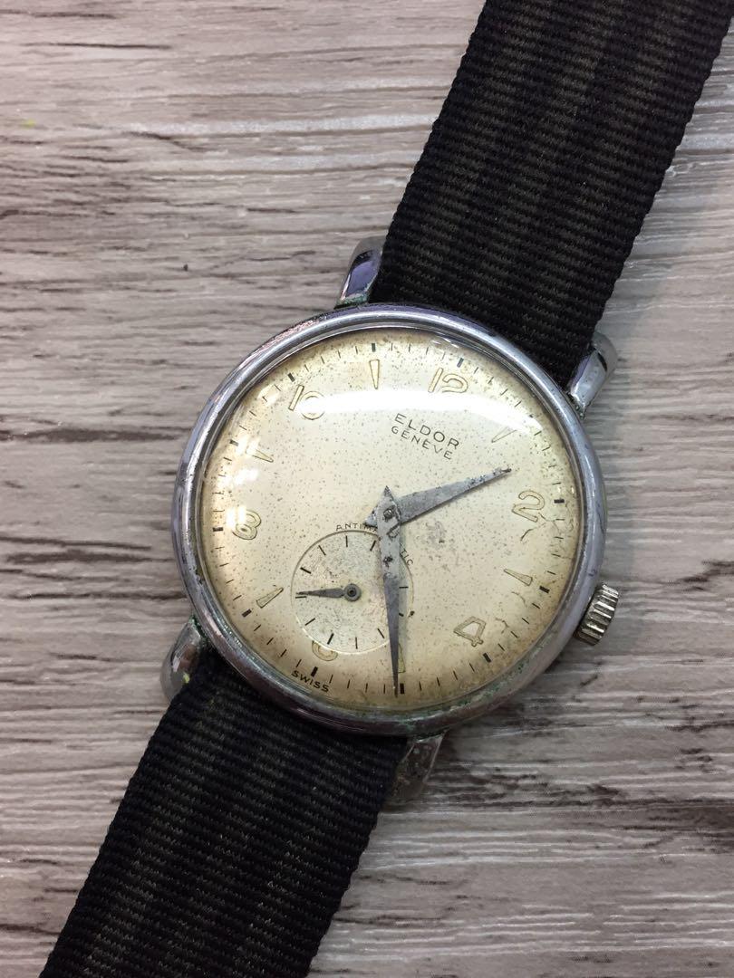 Eldor Geneve Winding Sub-second hand, Luxury, Watches on Carousell