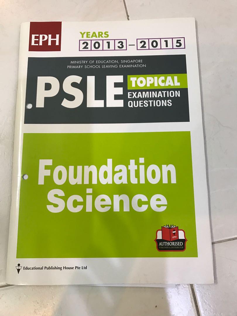 Foundation Science PSLE topical examination Paper, Hobbies & Toys ...