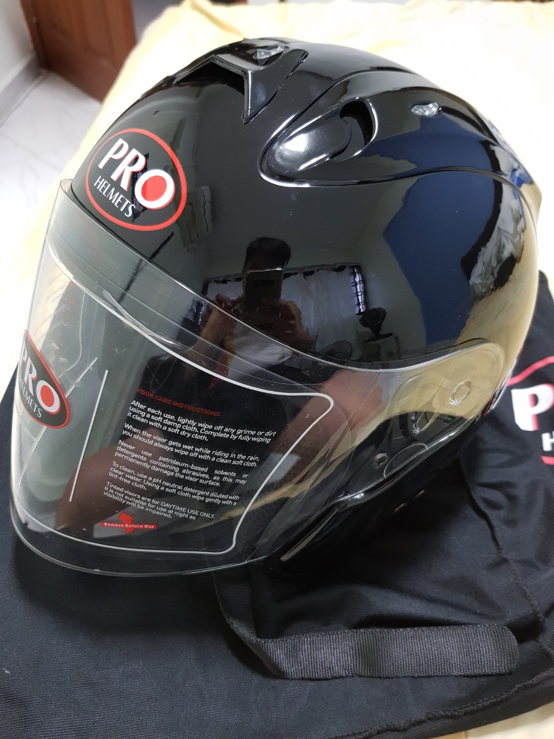 Half Face Helmet, Motorcycles, Motorcycle Apparel on Carousell