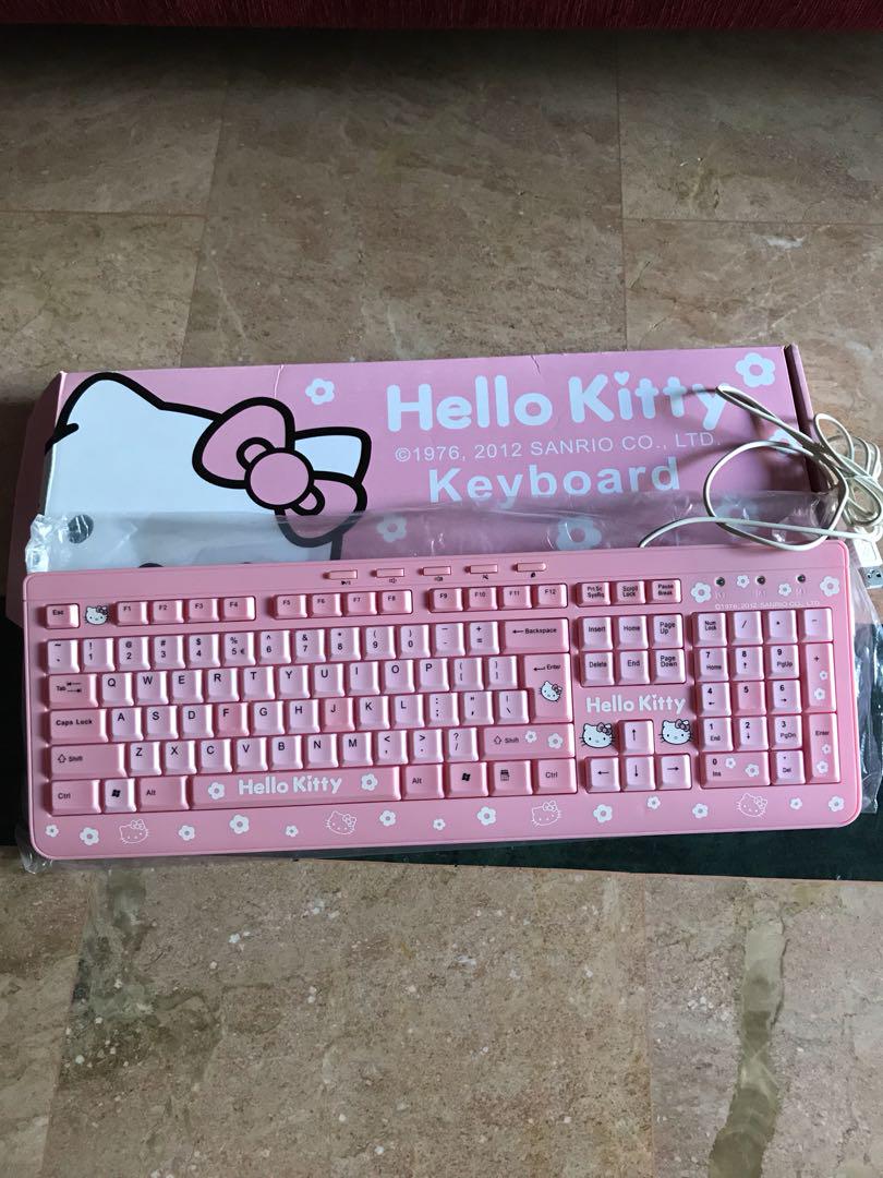 Hello Kitty Keyboard Computers And Tech Parts And Accessories Computer Keyboard On Carousell