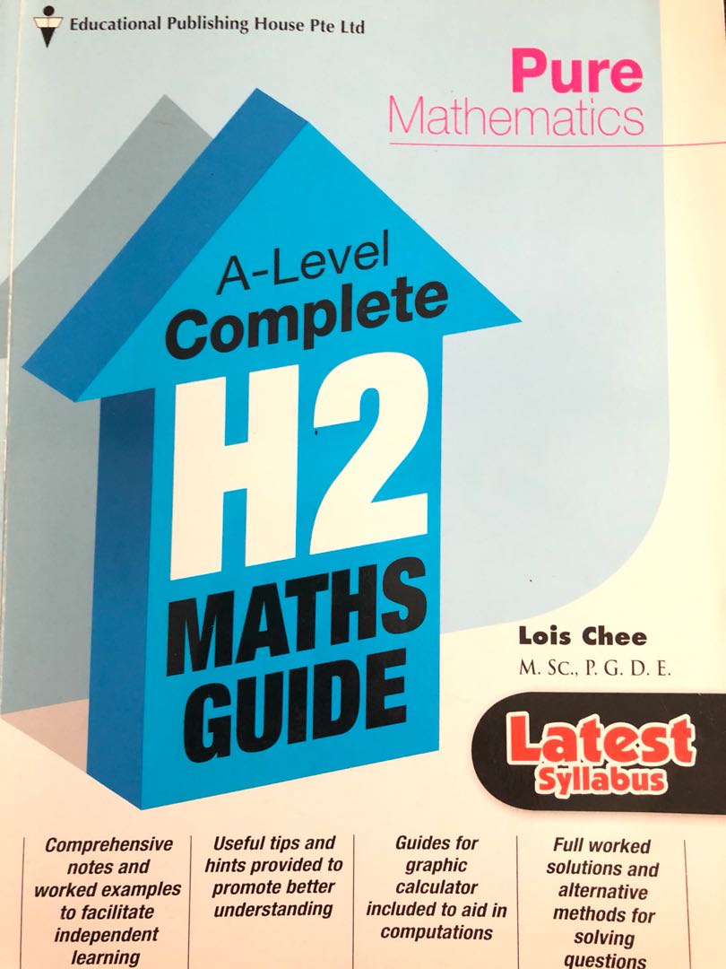 JC junior college H2 mathematics maths practice guide book pure ...