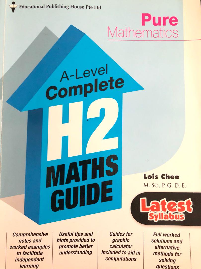 JC junior college H2 mathematics maths practice guide book pure ...
