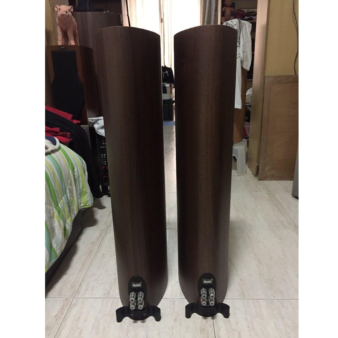 KEF iQ5 Floorstanding Speakers (130 Watts RMS, 8 Ohms) Walnut Color, Audio, Soundbars, Speakers ...