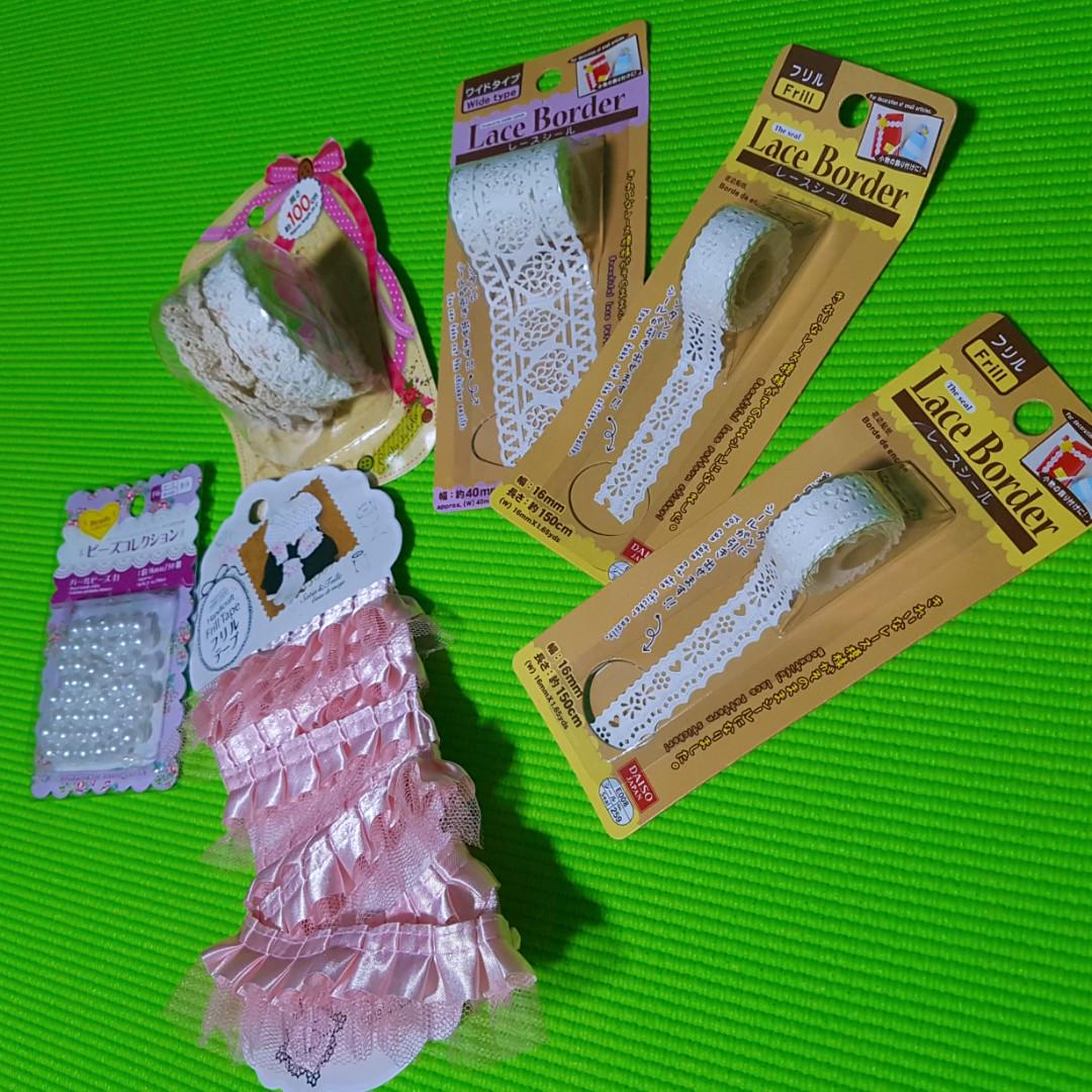 Lace borders, Hobbies & Toys, Stationery & Craft, Occasions & Party ...