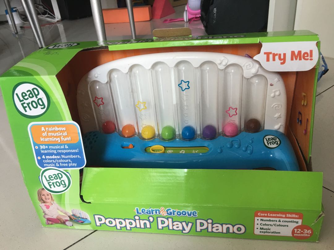 Leap Frog poppin play piano, Hobbies & Toys, Toys & Games on Carousell