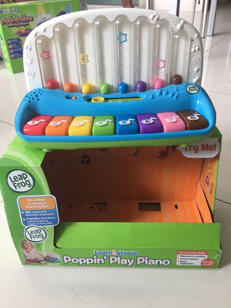 Leap Frog poppin play piano, Hobbies & Toys, Toys & Games on Carousell