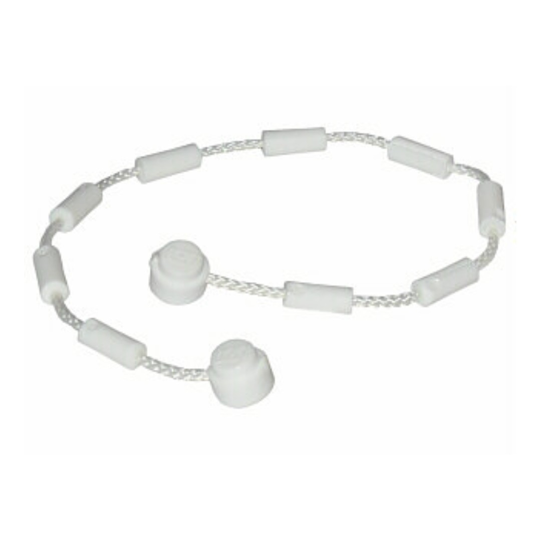 Lego White String with End Studs 21L overall with Climbing Grips (16 ...