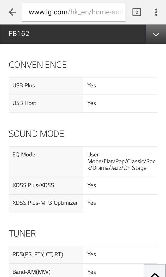 LG Mini Home Theatre FB162, Audio, Soundbars, Speakers & Amplifiers on ...