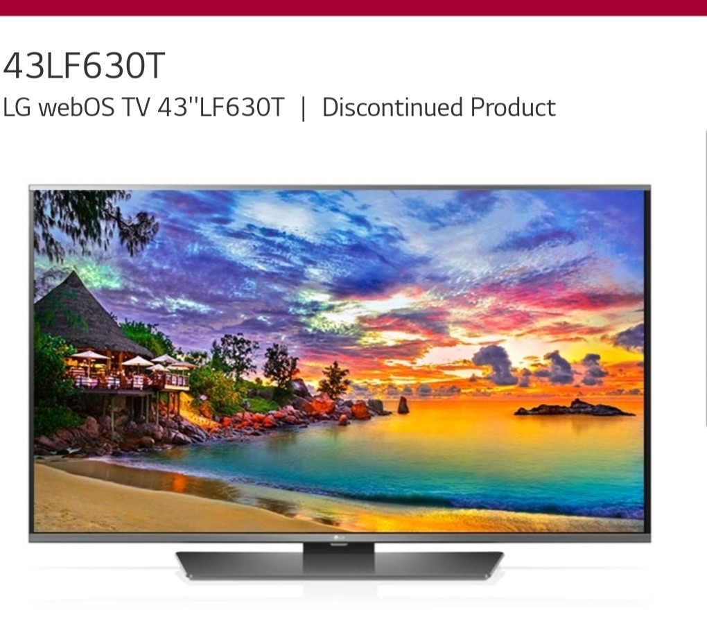 LG WebOS TV 43 inch, TV & Home Appliances, TV & Entertainment, TV on ...