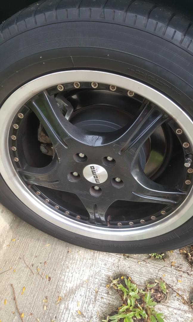 Momo Rims and Tyres, Car Accessories, Accessories on Carousell