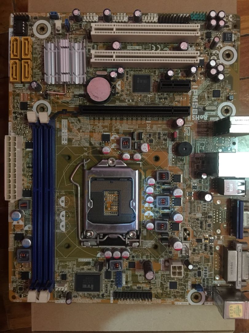 Motherboard: Pegatron IPMSB-H61 with backplate, Computers & Tech, Parts ...