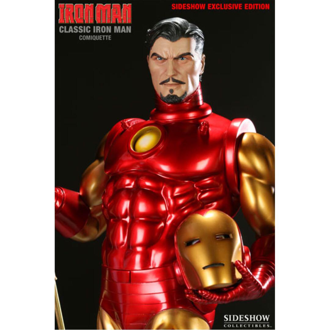 Sideshow Collectibles Classic Iron Man Comiquette Polystone Statue ...