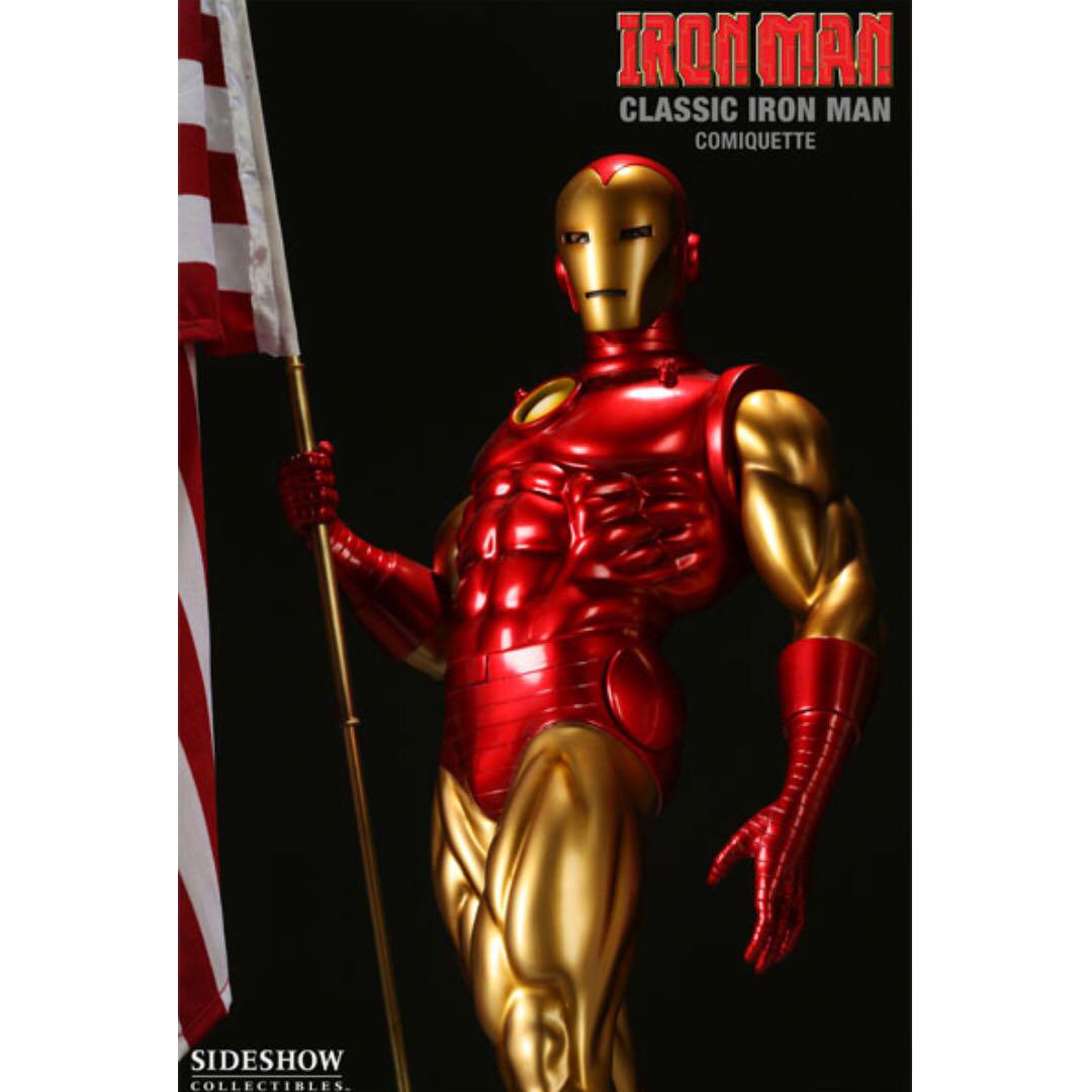 Sideshow Collectibles Classic Iron Man Comiquette Polystone Statue