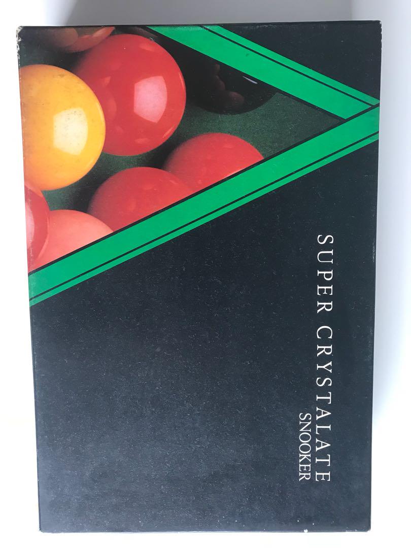 Super Crystalate Snooker Balls Full set, Sports Equipment, Sports ...