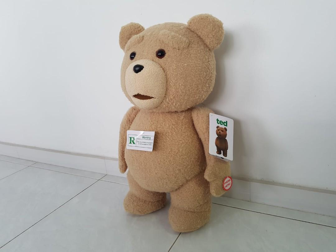 Talking Ted Bear 24" Plush with Sound 12 phrases, Hobbies & Toys, Toys ...