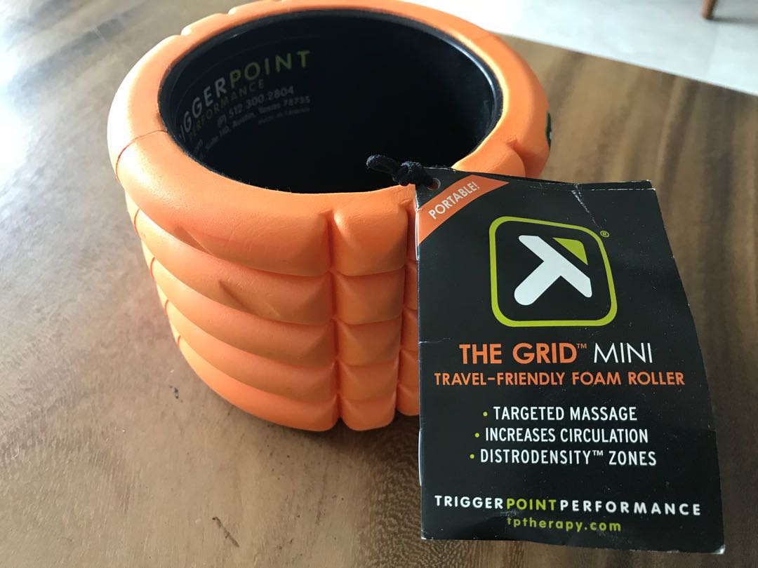 Triggerpoint The Grid Mini foam roller, Sports Equipment, Exercise & Fitness, Toning ...