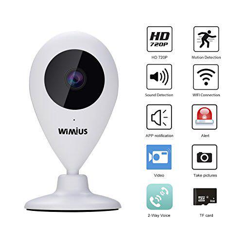 WIMIUS IP Camera, 720P Wifi Wireless Security Camera with Two Way Audio ...