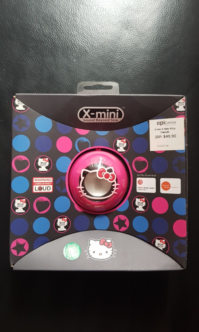 X-mini Hello Kitty speaker, TV & Home Appliances, TV & Entertainment ...