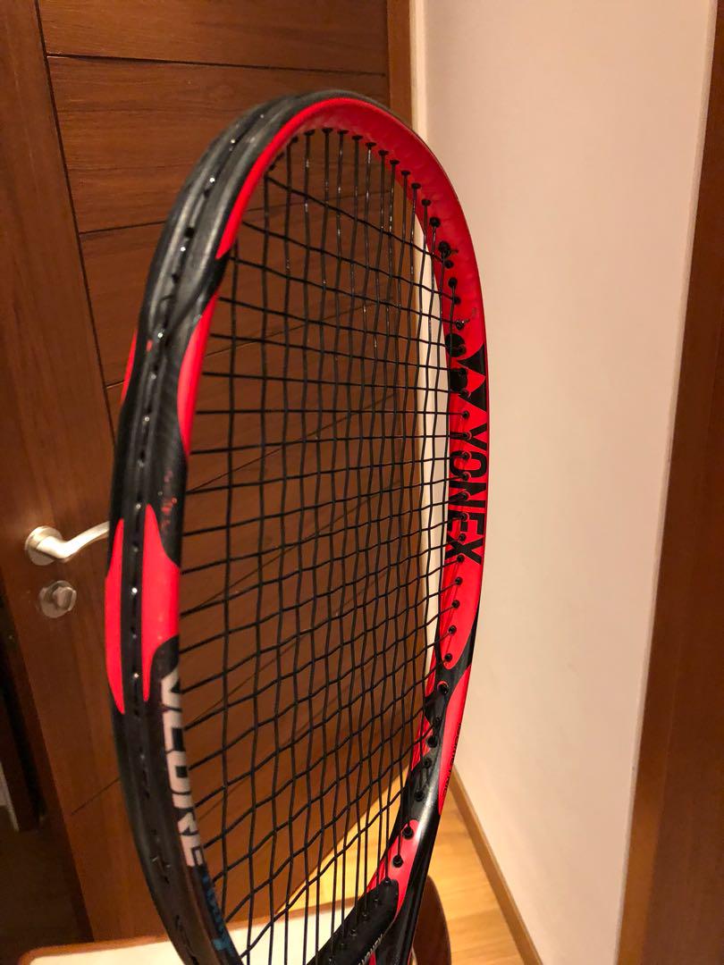 Yonex Vcore Tour F 97 Tennis Racket 310g, Sports Equipment, Sports & Games, Racket & Ball Sports ...