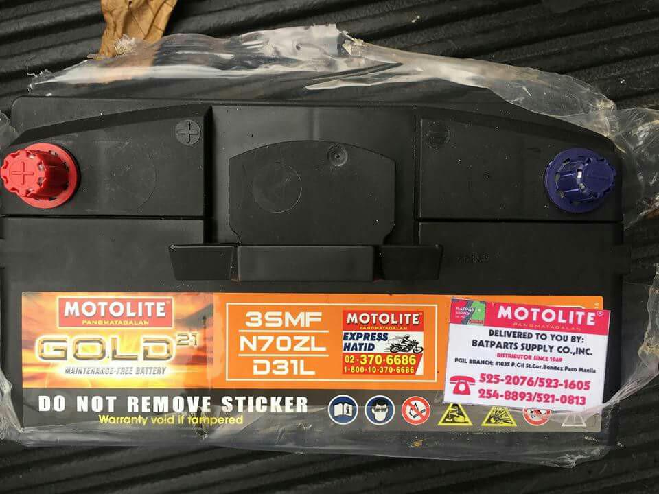 3SMF Motolite Gold (Brand New), Car Parts & Accessories on Carousell