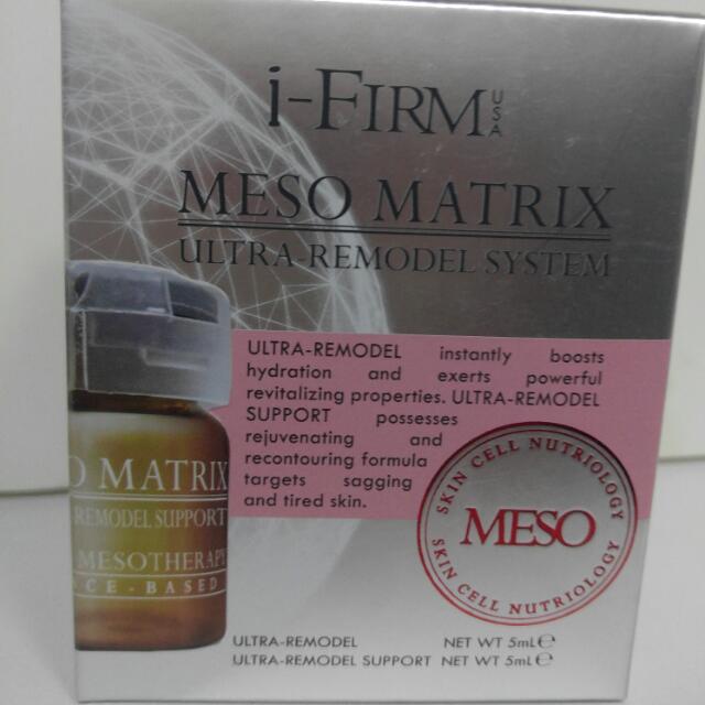 中胚層美塑療法 i Firm Meso Matrix 纖顏美塑套裝 紋路填充 輪廓重塑, 美容＆化妝品, 健康及美容 - 皮膚護理, 面部 ...