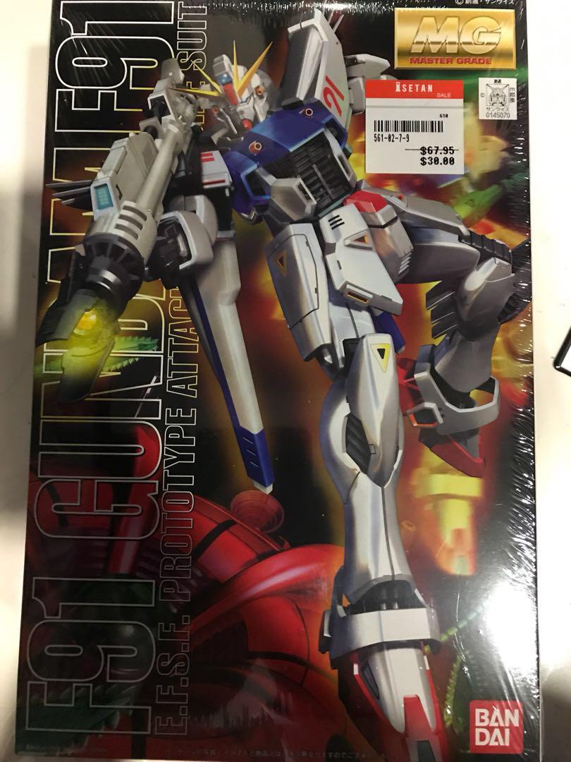 Brand New Master Grade MG F91 Gundam with Rafflesia Stand, Hobbies ...