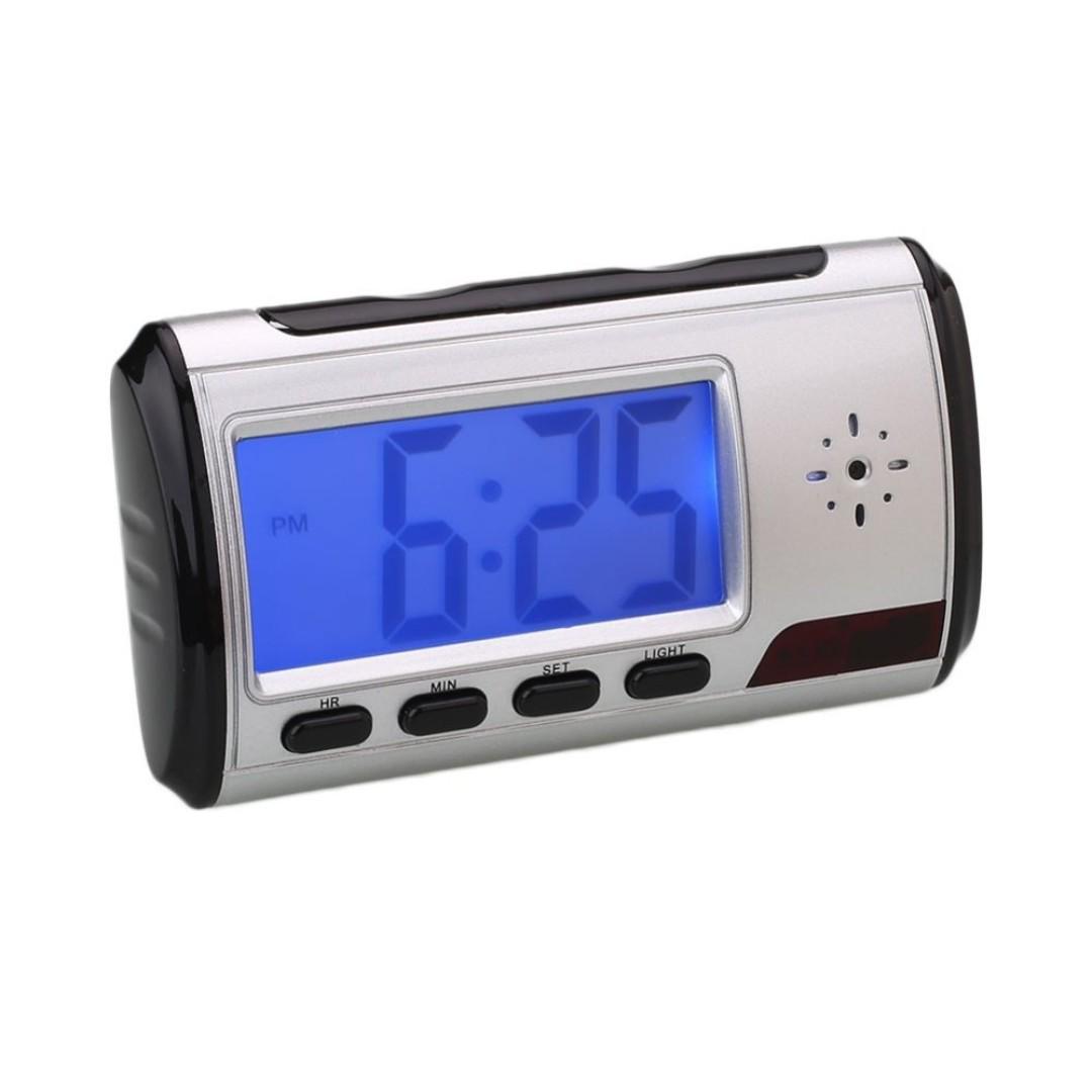 DVR Alarm Clock DV HD Spy Camera Pinhole Motion Detection Video ...