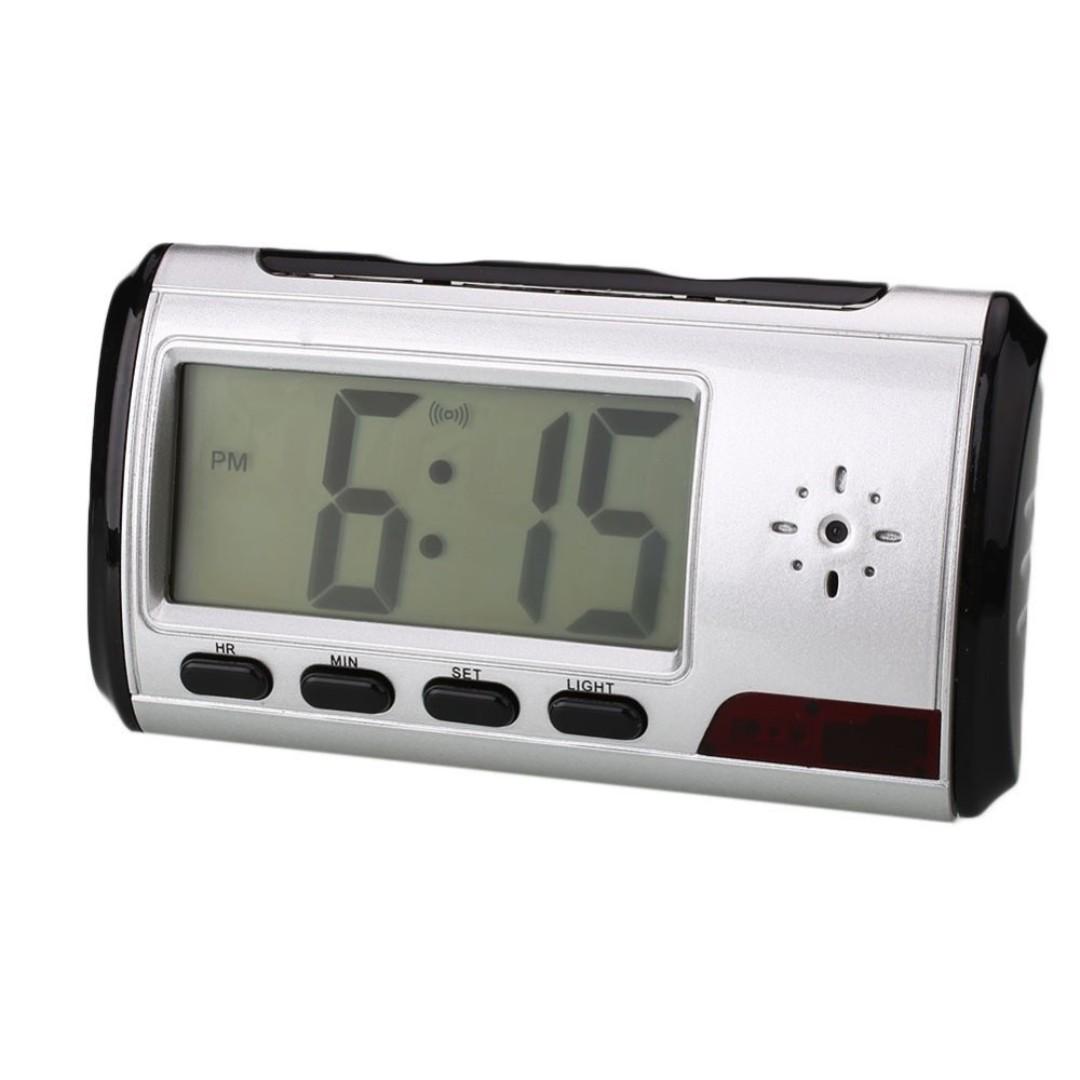 DVR Alarm Clock DV HD Spy Camera Pinhole Motion Detection Video ...
