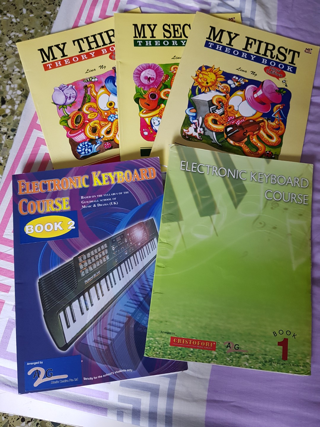 Electronic Keyboard Course (Cristofori) Book 1 and 2. Music Theory ...