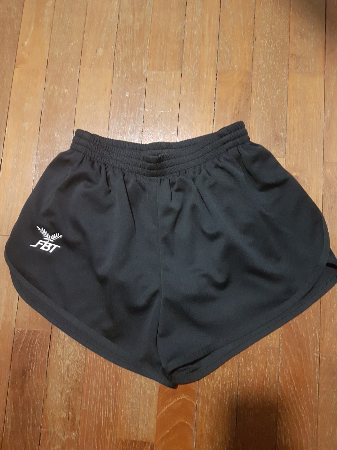 Fbt black curved mesh running shorts, Men's Fashion, Activewear on ...