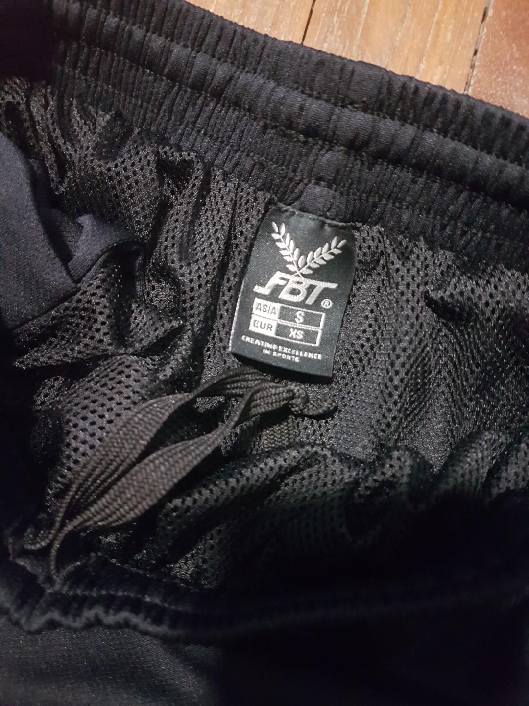 Fbt black curved mesh running shorts, Men's Fashion, Activewear on ...