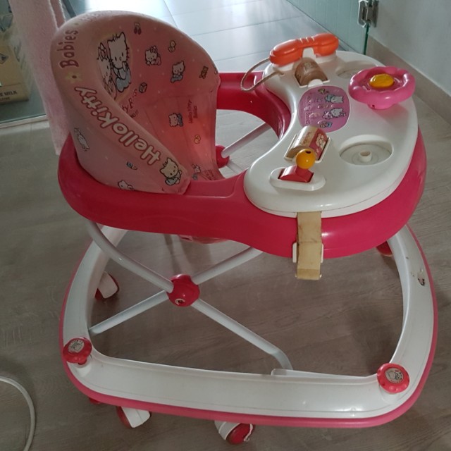 Hello Kitty baby walker, used, Babies & Kids, Babies & Kids Fashion on ...