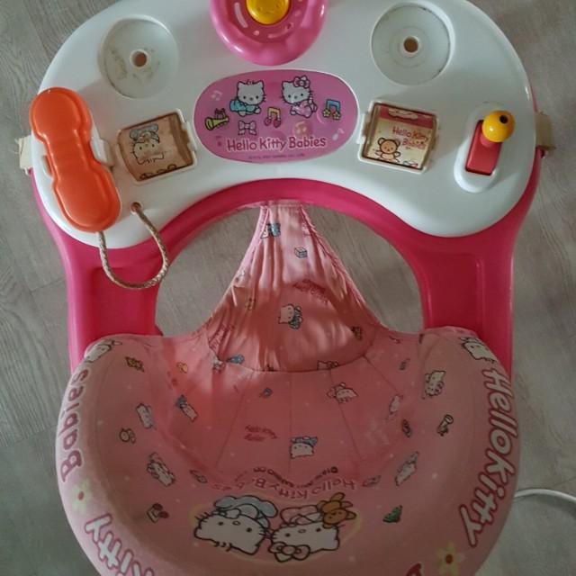 Hello Kitty baby walker, used, Babies & Kids, Babies & Kids Fashion on ...