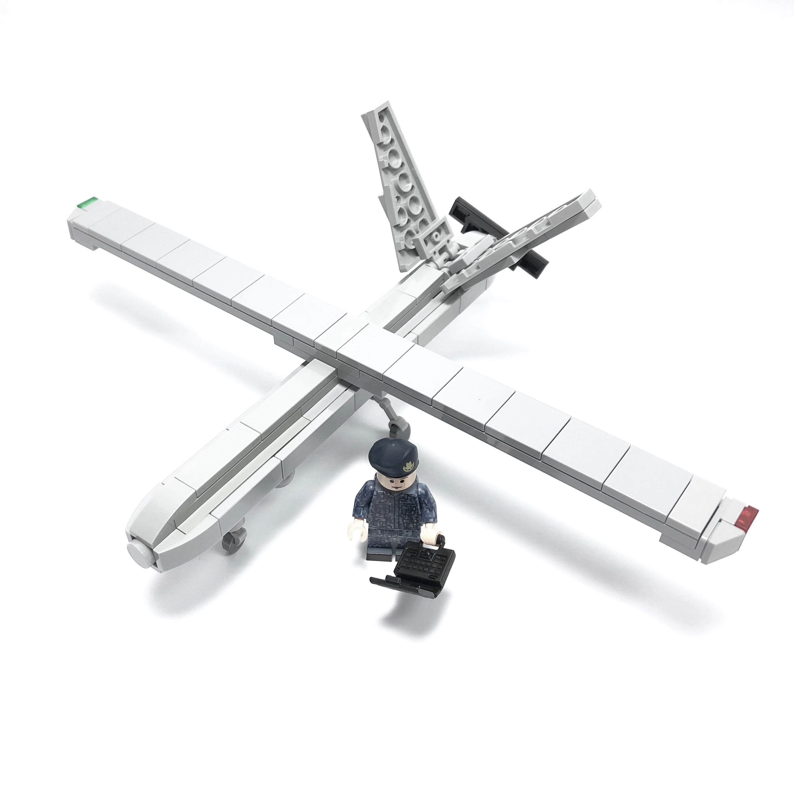 Hermes 450 UAV RSAF Minifigure Scale Lego Model, Hobbies & Toys, Toys ...
